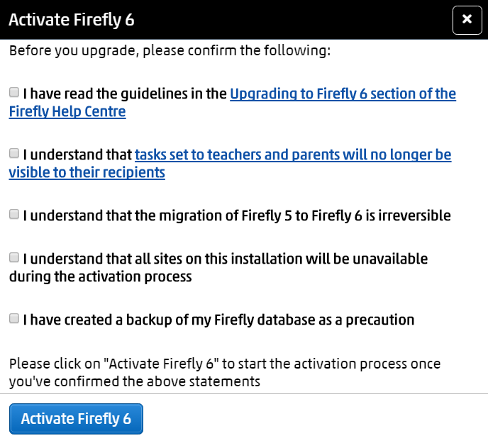 Activating Firefly 6 — Lantern
